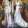 Colorful Chiapas Style Dress. Custom-made Hand Embroidered Cultural 2 Piece Outfit. Quinceañera ...