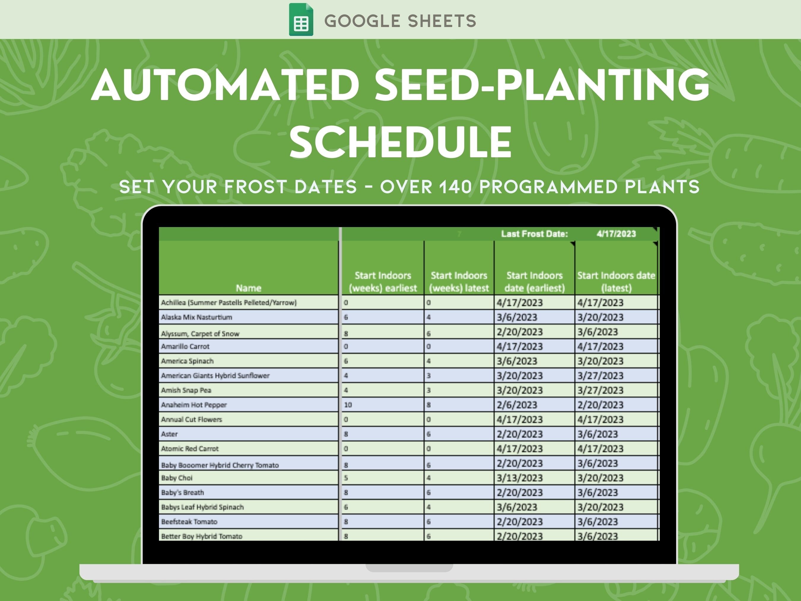 Garden Planner, Garden Planting Journal, Automatic Garden Schedule ...