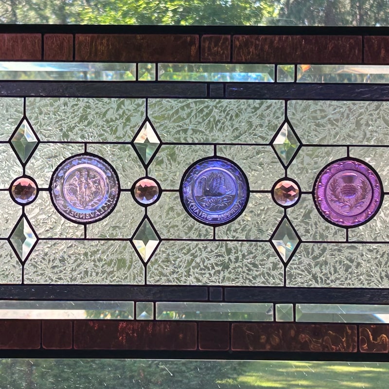 Stained Glass Transom Window - Etsy