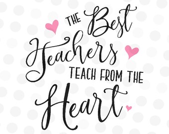 Teach from the heart | Etsy