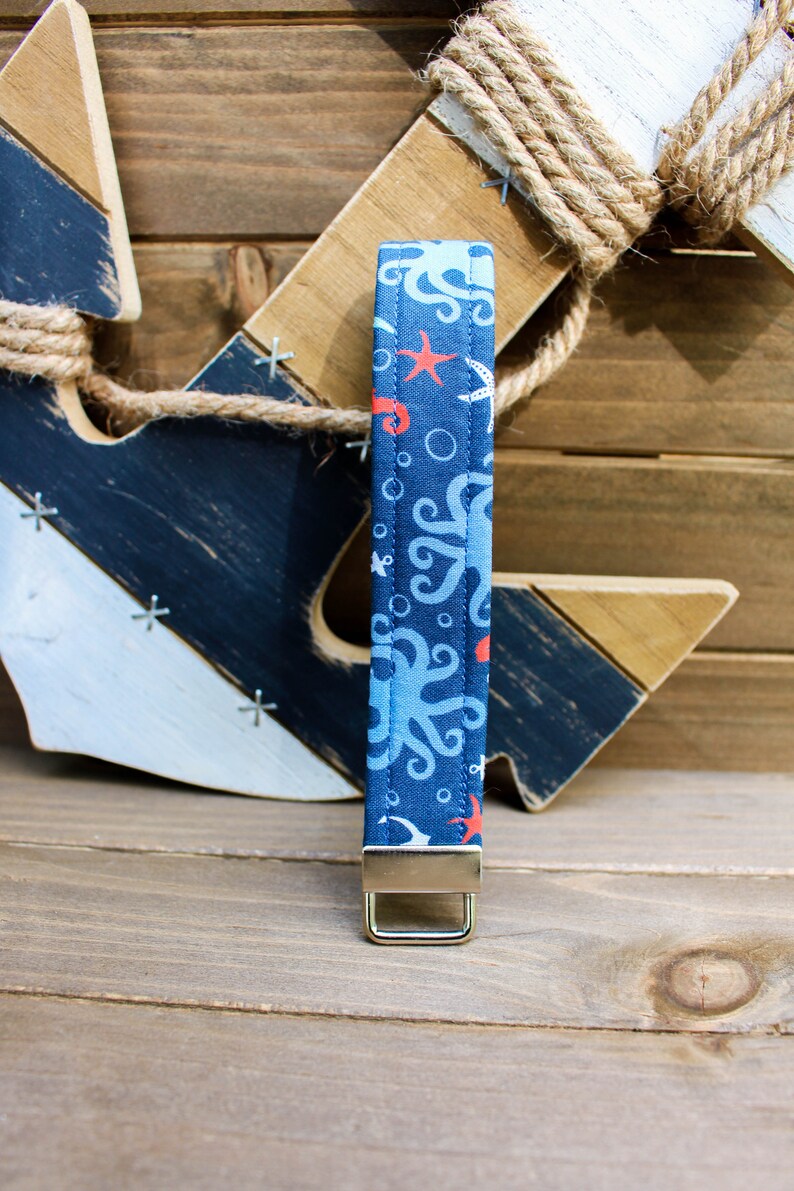 Beach Key FOB Ocean Key FOB Blue Key Chain Nautical Key | Etsy