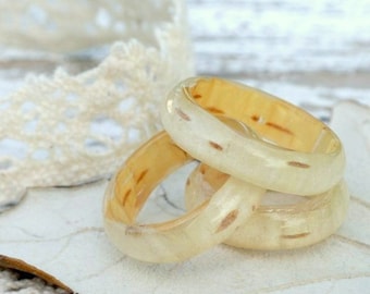 Eco resin ring Eco flowers REAL FLOWER RING nature inspired | Etsy