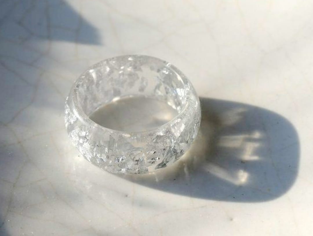 Resin Ring Engagement Rings Resin Ring Resin Rings Gift Resin Ring With ...