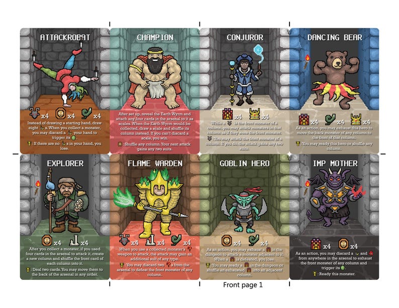 Puzzle Dungeon Solitaire Card Game Intro Booster the Devoured Temple ...