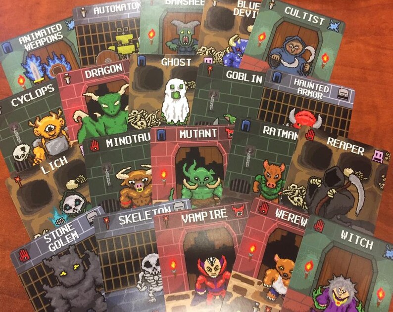 Puzzle Dungeon Solitaire Card Game Intro Deck | Etsy