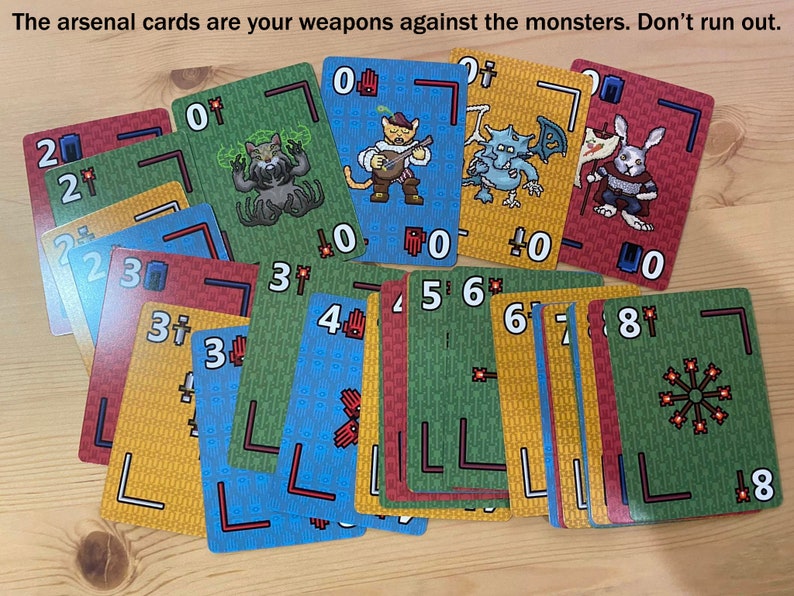 Puzzle Dungeon Solitaire Card Game Intro Deck - Etsy