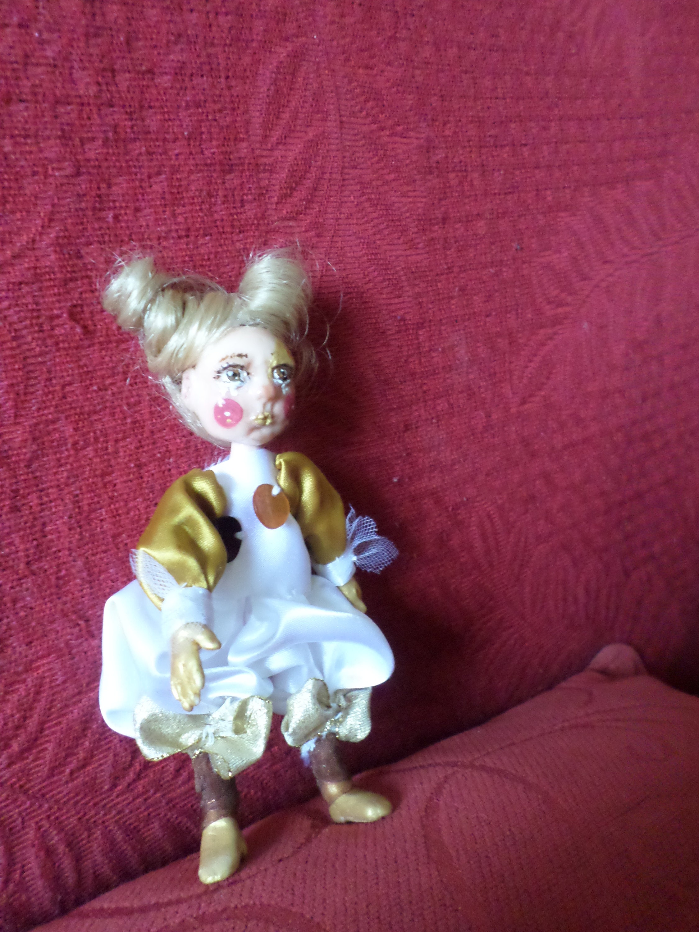 KIKI Clown Doll in Polymer Paste Miniature. - Etsy Canada