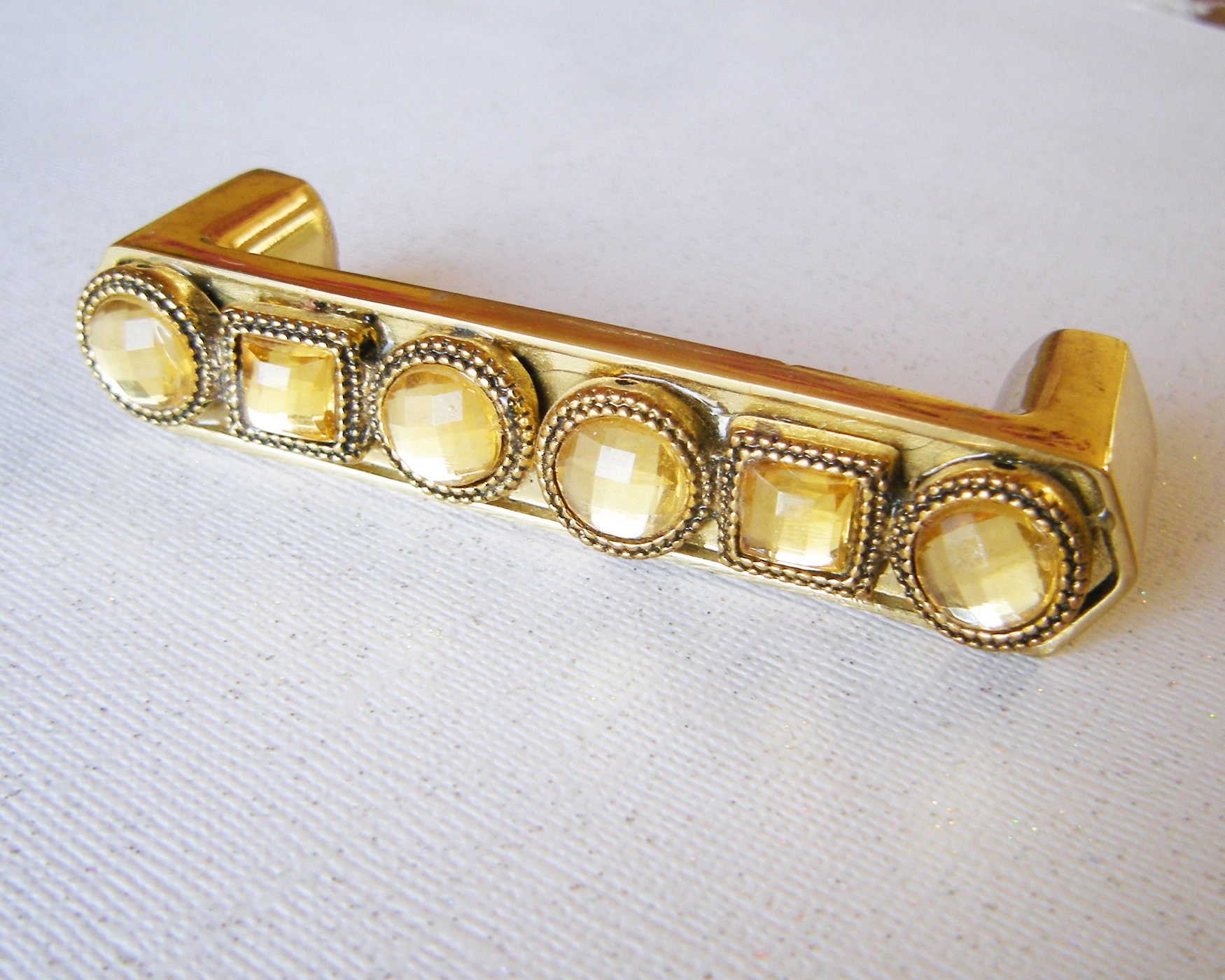 TOPAZ Jeweled Drawer or Cabinet Pull - Etsy