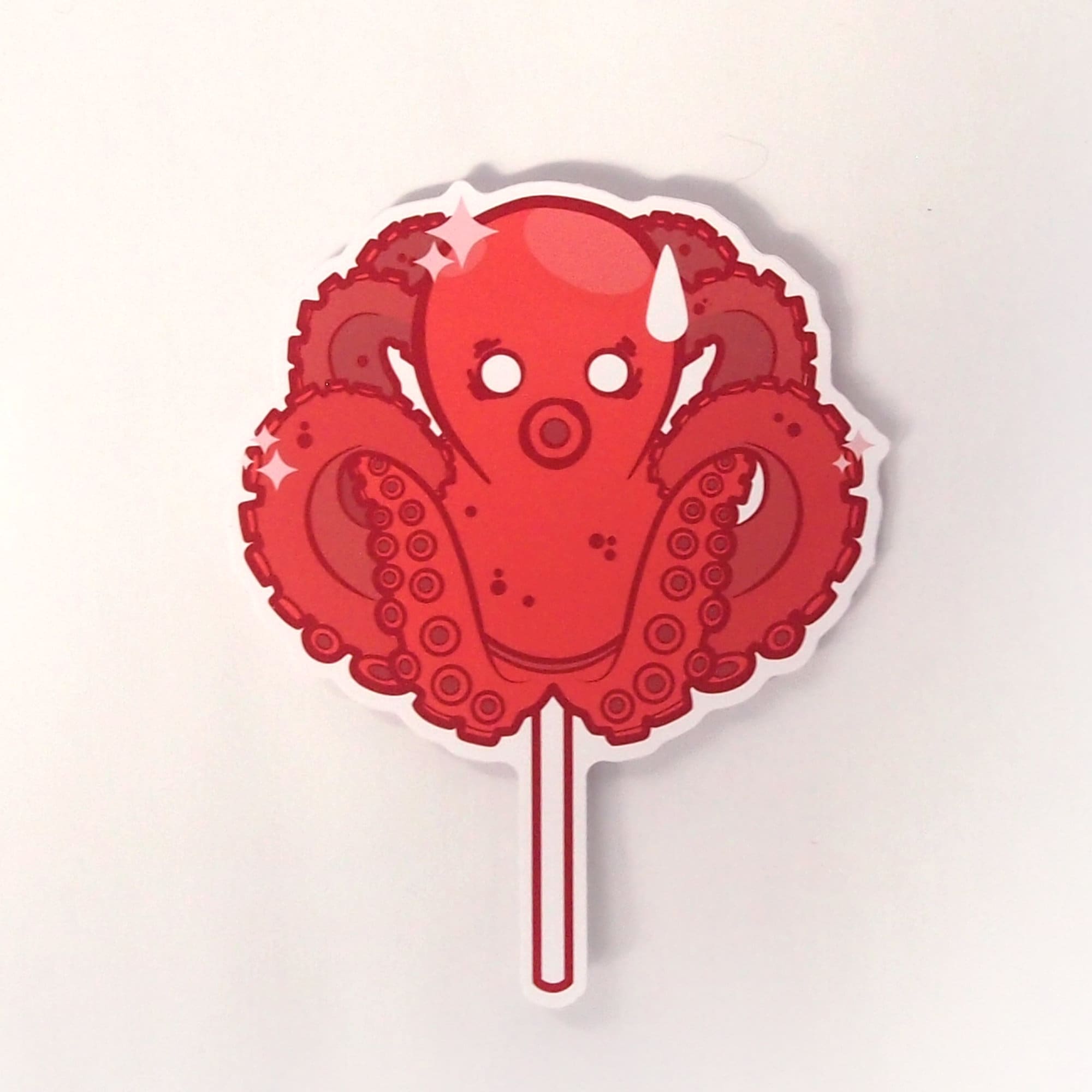 Japanese Octopus on a Stick Tako Tamago Sticker Japanese | Etsy
