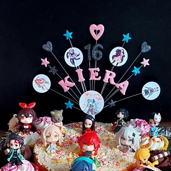 One Piece Anime Cake Topper - Etsy