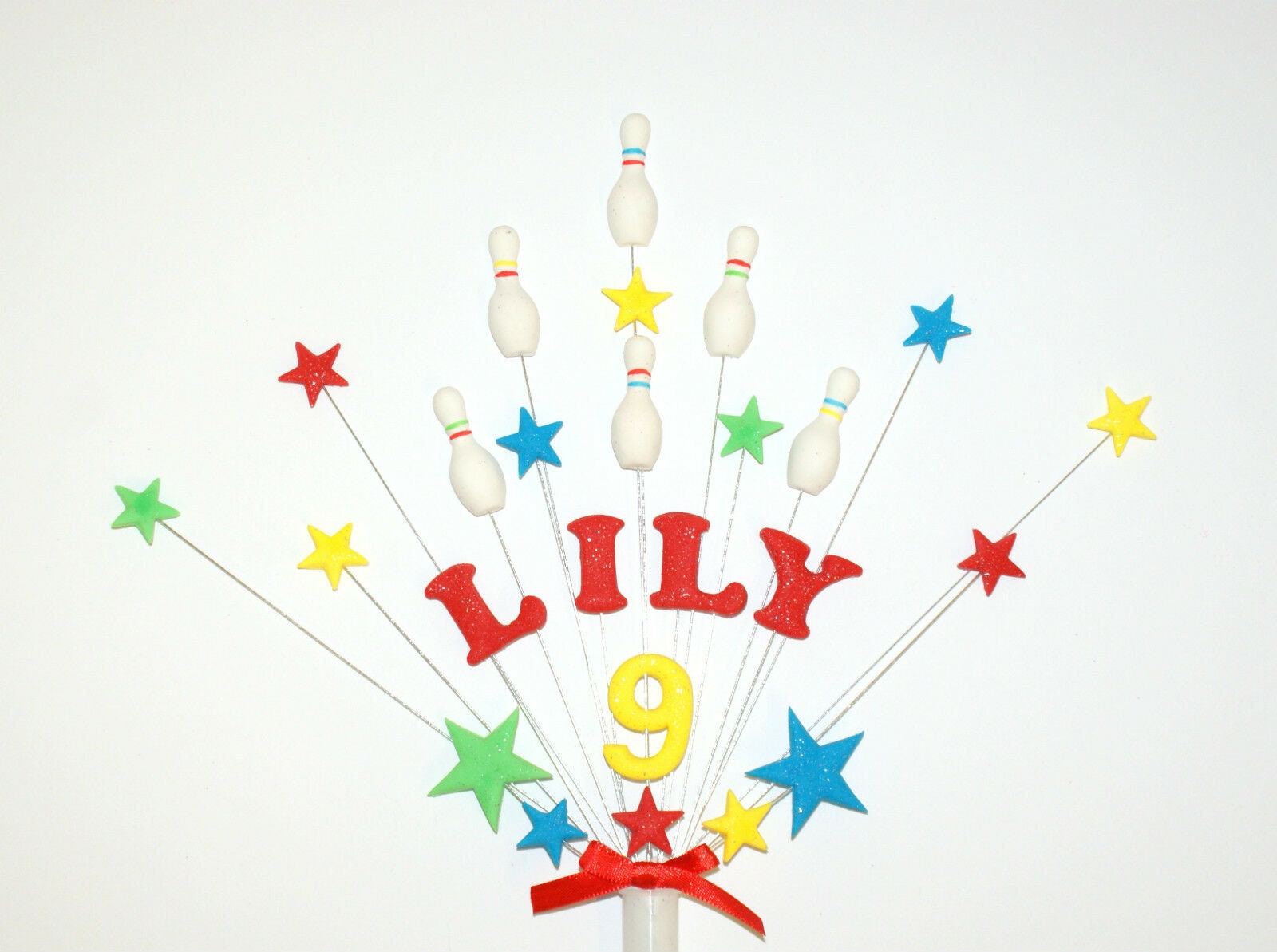 Birthday Ten Pin Bowling Alley Theme Handcrafted Personalised - Etsy UK