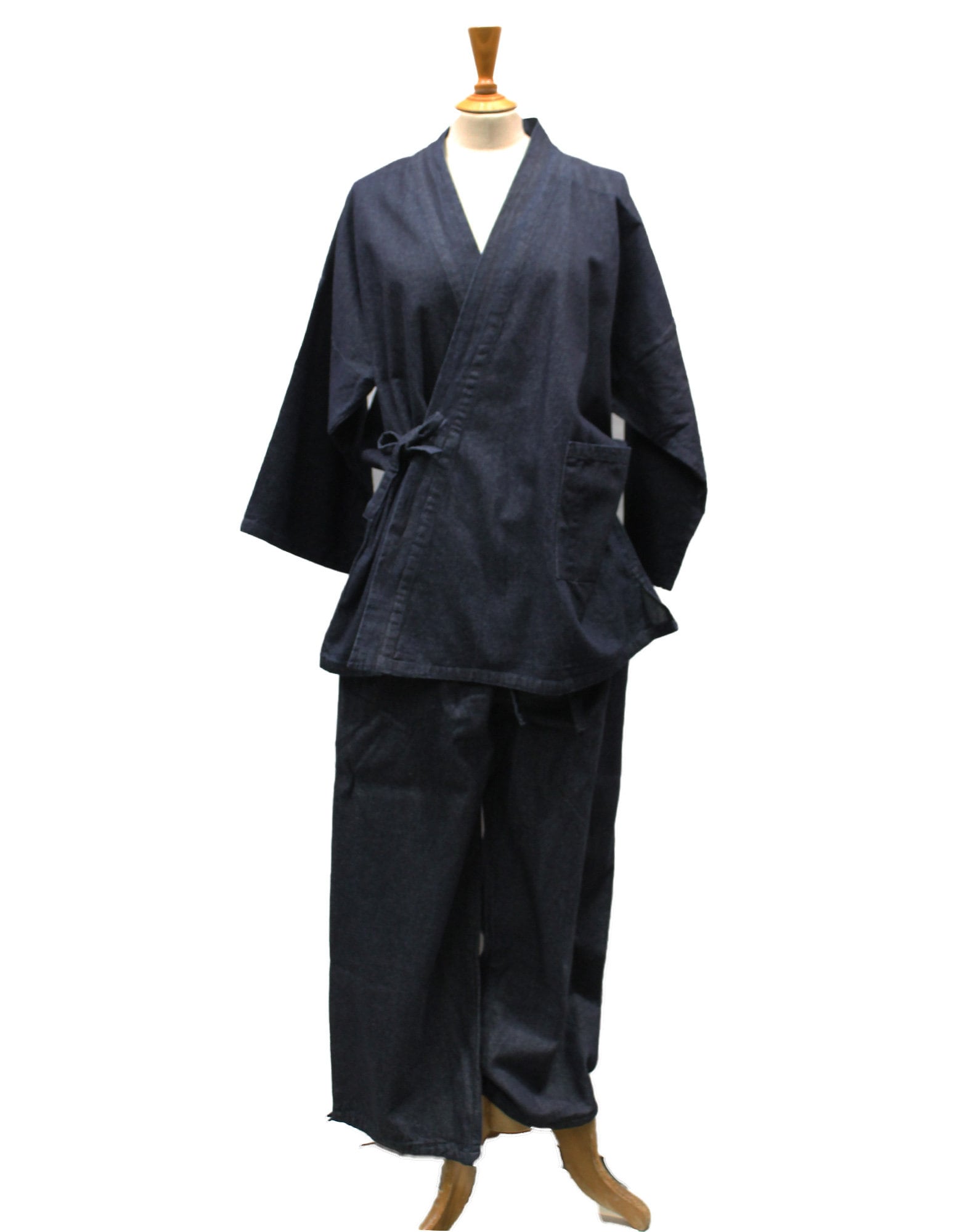 Denim Samue Kimono Top and Pants With Pockets100% Cotton - Etsy UK