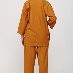 Colorful Cotton Unisex Samue, Japanese Monk Costume, Zen Clothing, - Etsy