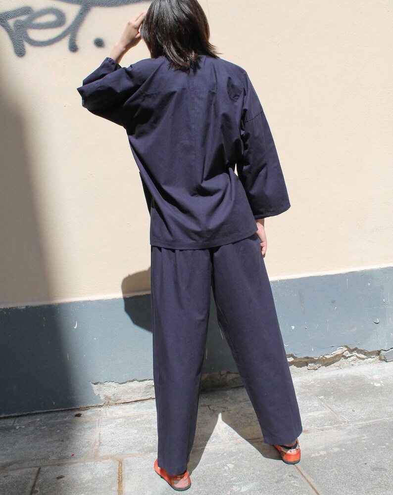 Colorful Cotton Unisex Samue Japanese Monk Costume Zen | Etsy