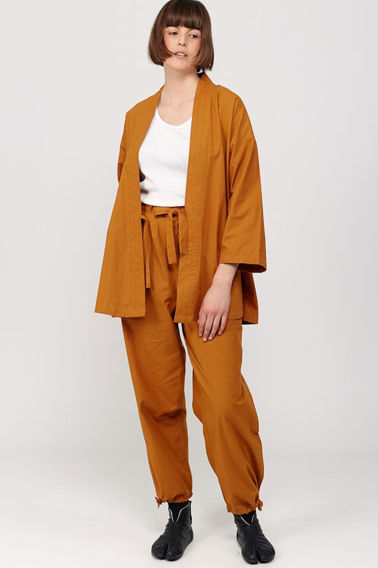 Colorful Cotton Unisex Samue, Japanese Monk Costume, Zen Clothing, - Etsy