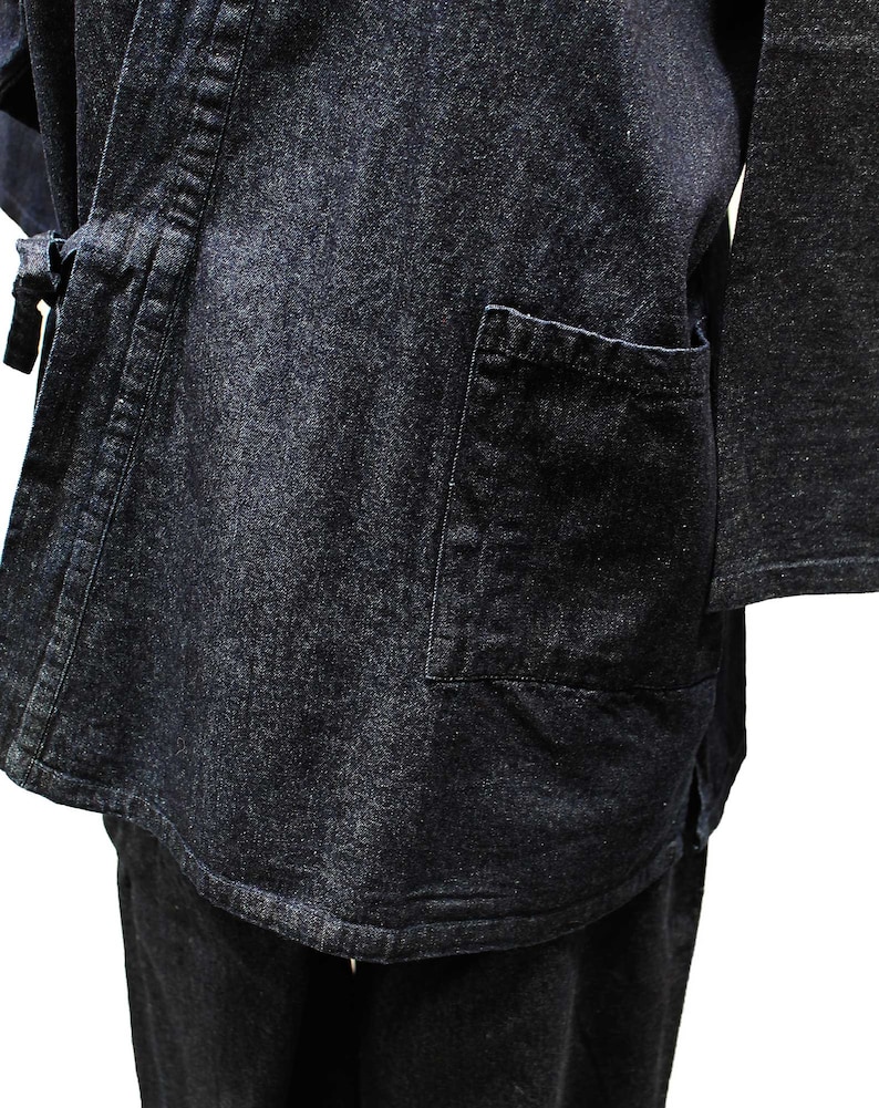 Denim Samue Kimono Top and Pants With Pockets100% Cotton - Etsy