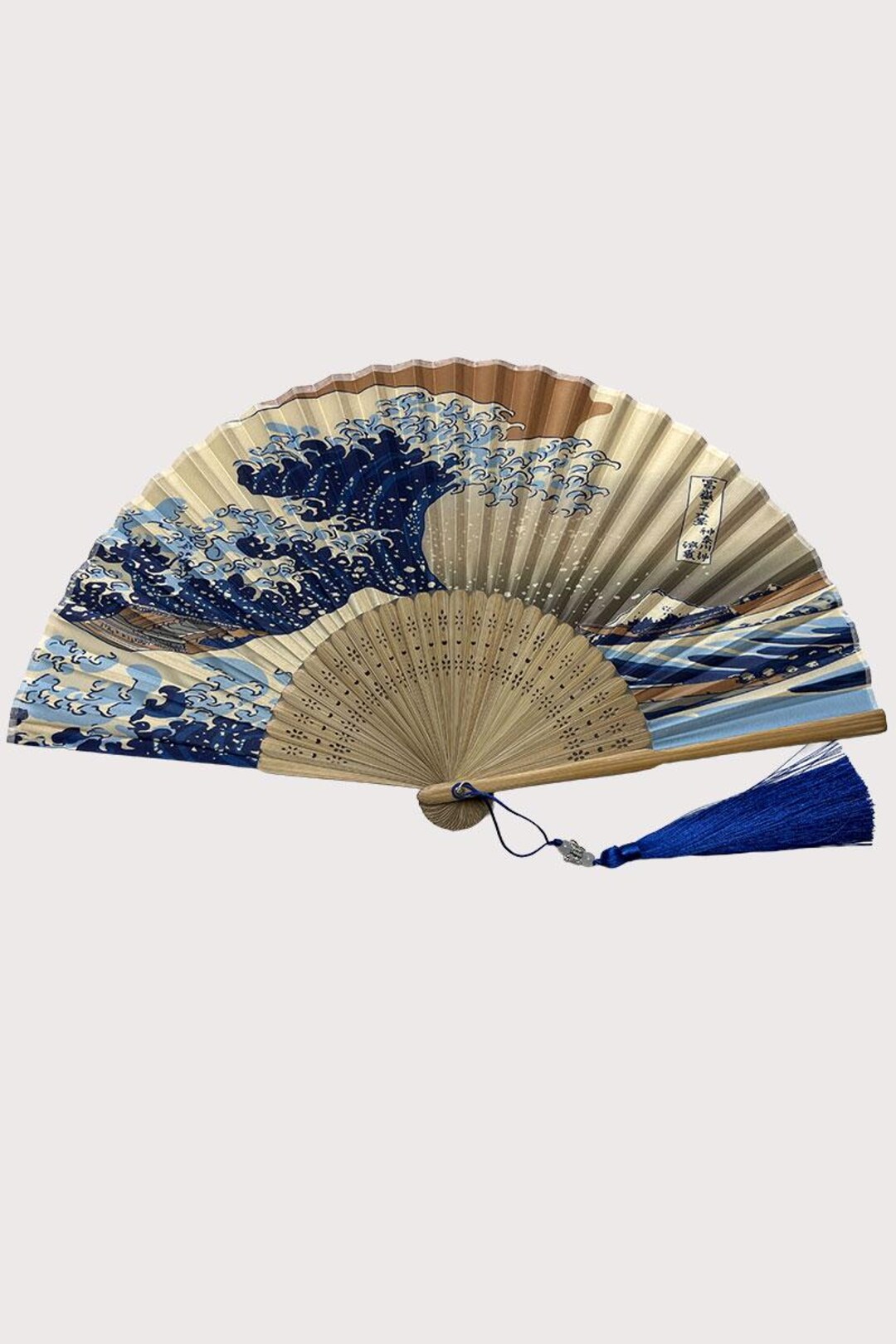 Japanese Design Fan, Hokusai Wave, Fuji, Fox Kyoto - Etsy Australia