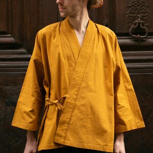 Colorful Cotton Unisex Samue, Japanese Monk Costume, Zen Clothing, - Etsy