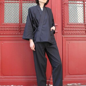 Colorful Cotton Unisex Samue, Japanese Monk Costume, Zen Clothing, - Etsy