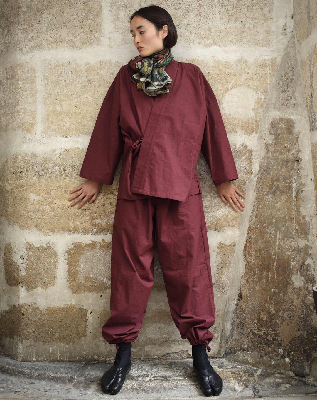 Colorful Cotton Unisex Samue Japanese Monk Costume Zen - Etsy