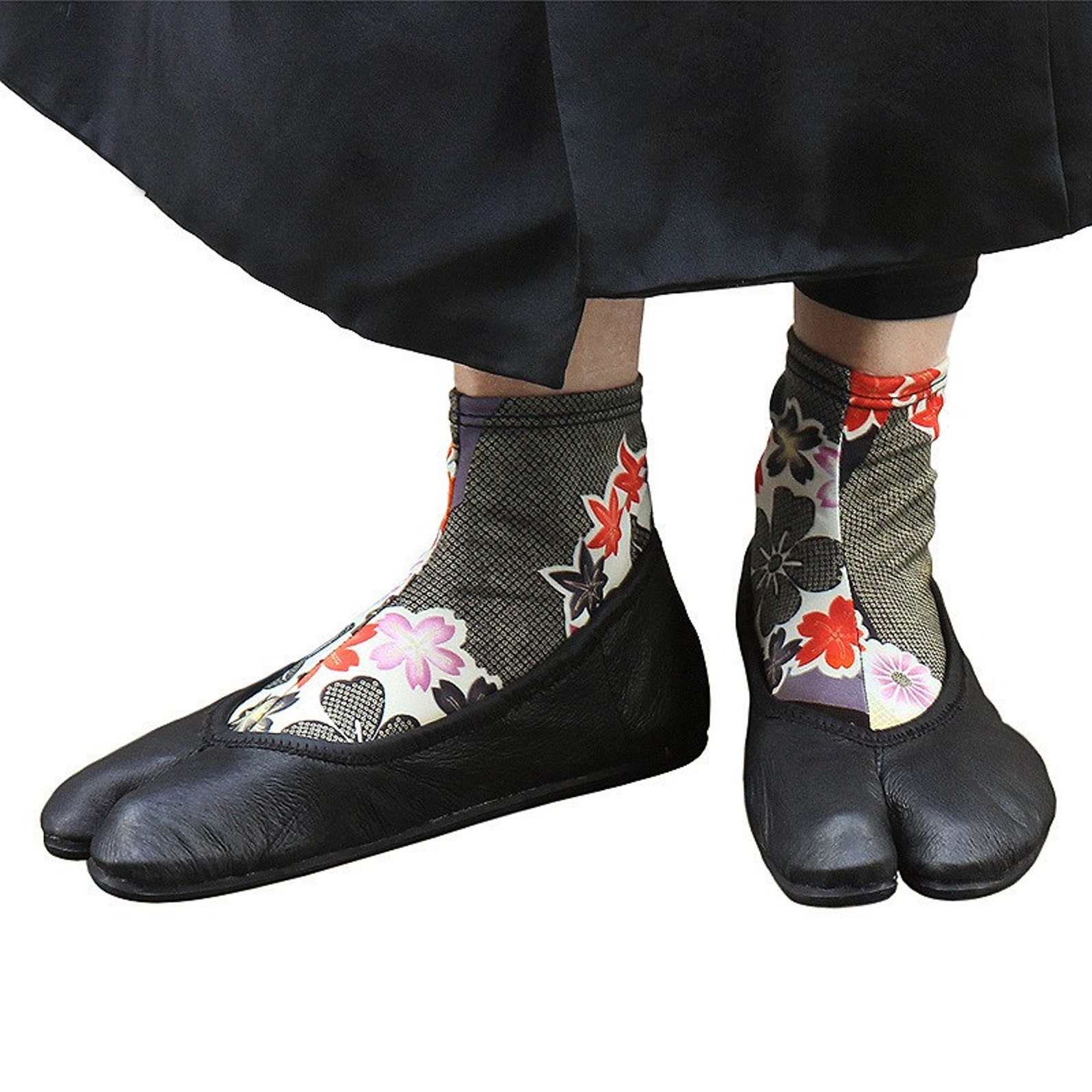 Japanese Leather Tabi Ballerina, Very Comfortable - Etsy
