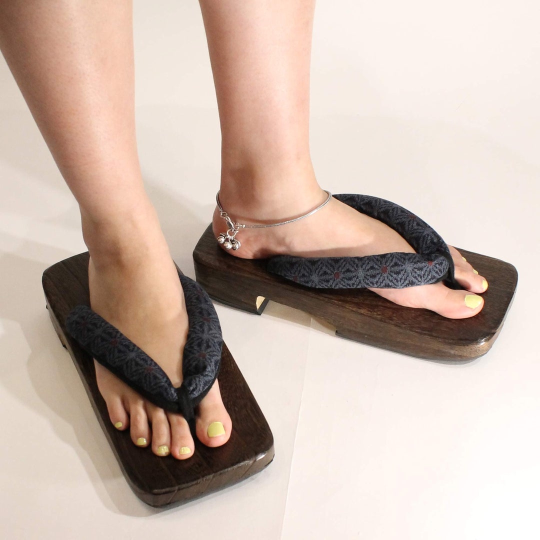 Japanese Square Geta, Wood Sandals for Summer - Etsy