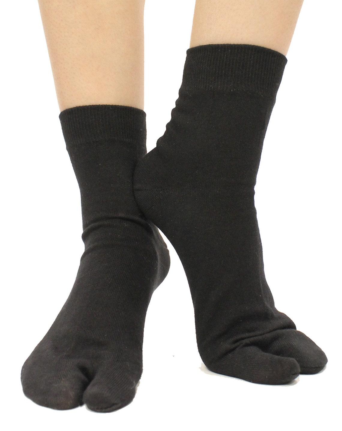 2 Ps Short Tabi Socks, Split Toe Socks, Socks With 2 Fingers - Etsy