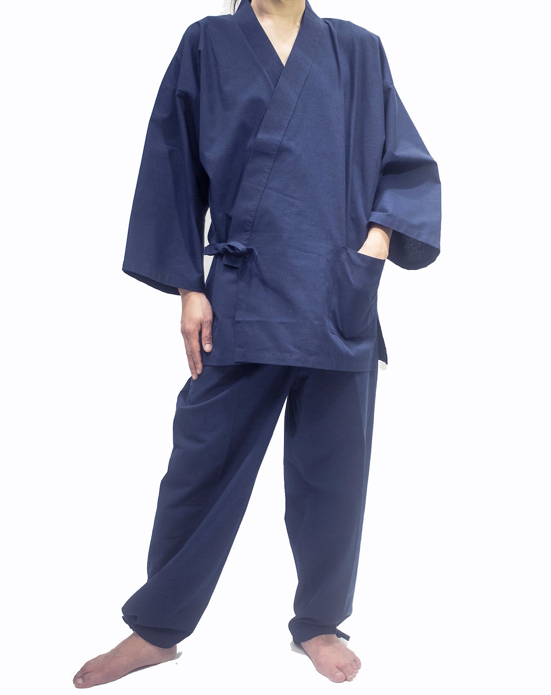 Samué Cotton Kurumé, Japanese Monks Costume, Natural Aï Dye and ...