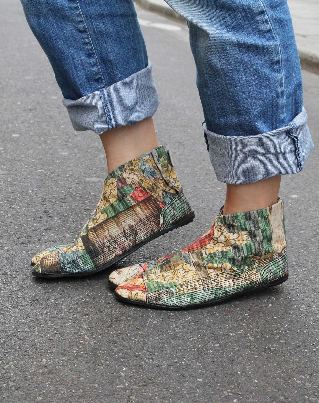 Japanese Ankle Boots Coba Geisha - Etsy