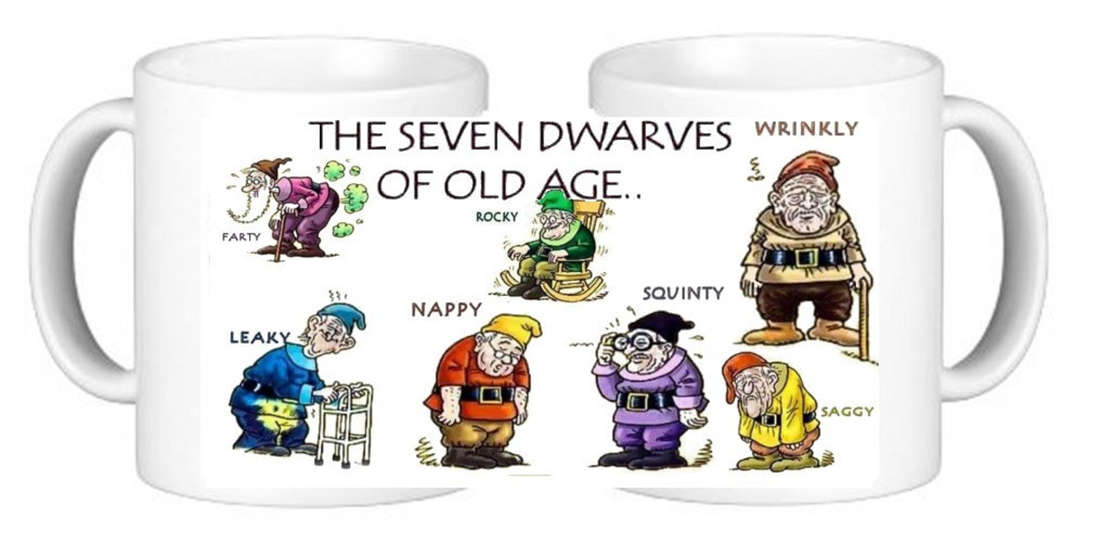 The Seven Witches Of Menopause 7 Menopausal Dwarfs The Seven | Etsy