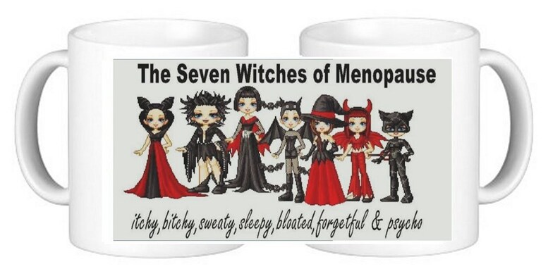 The Seven Witches Of Menopause 7 Menopausal Dwarfs The Seven | Etsy