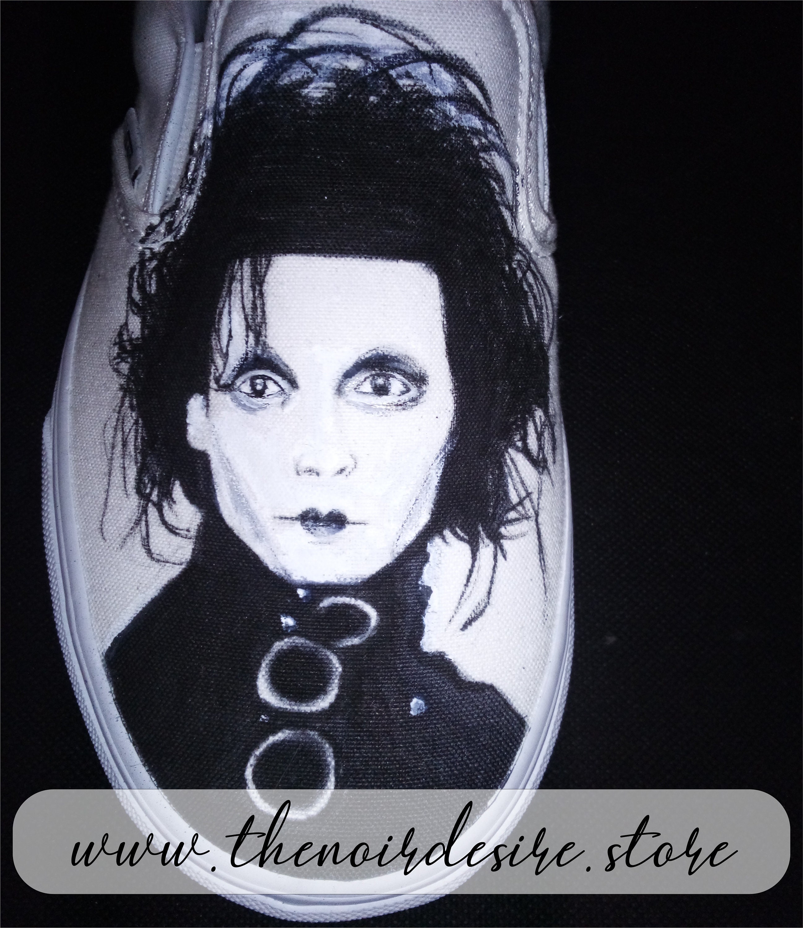 Edward Scissorshands Tim Burton/johnny Depp Vans Shoes Edward ...