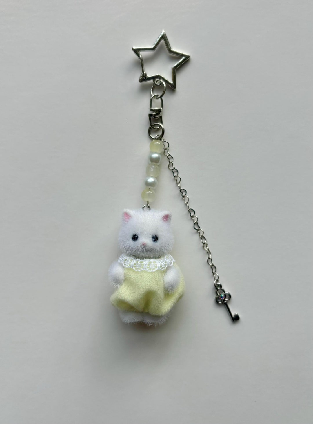 Calico Critters Baby Kitten Keychain - Etsy