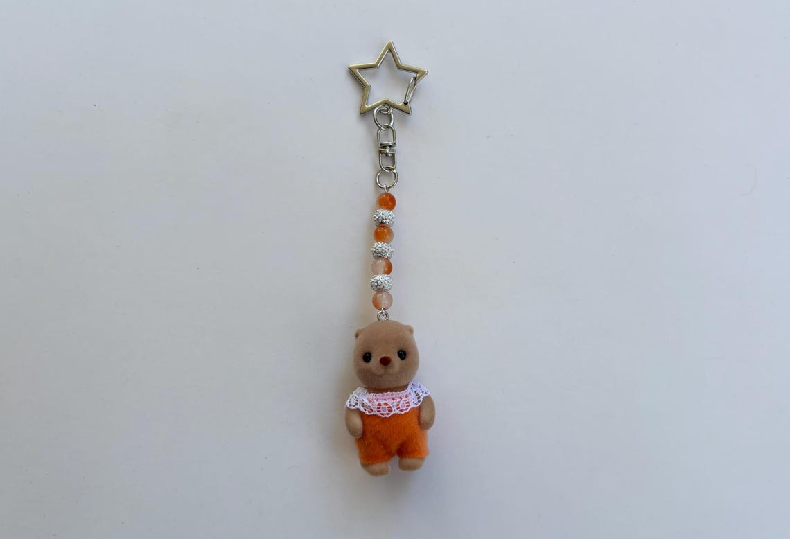 Calico Critters Baby Mole Keychain - Etsy