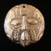 Handmade Golden Brass African Mask Pendant: Tribal Face - Etsy
