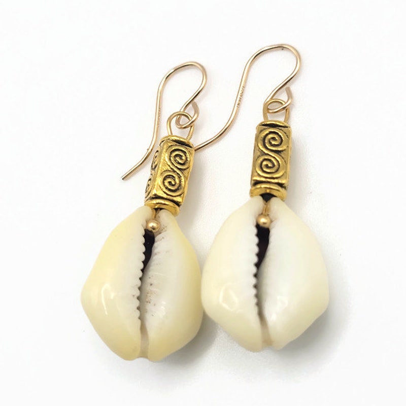 Shell Earrings - Etsy