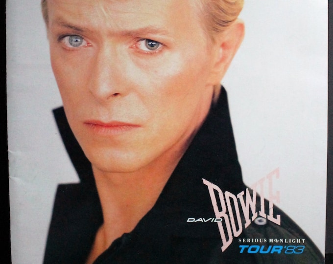 David Bowie Program Serious Moonlight Tour Authentic Vintage 1983 David ...