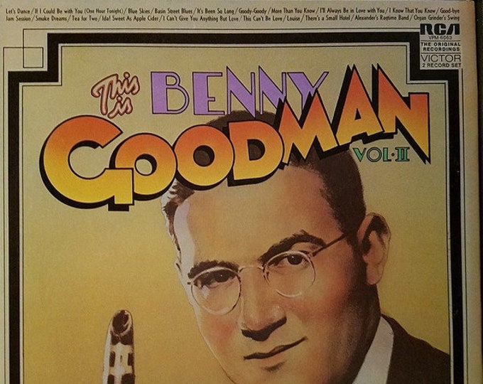 Benny Goodman Vinyl Records 2X Lps Gatefold Sleeve - Etsy