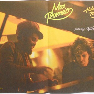 Max Romeo, Vinyl Record Album, W/poster of Max/keith Richards Authentic ...