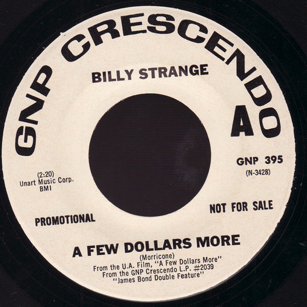 Billy Strange, 7" Vinyl Record, RARE Promo! Authentic Vintage 1967 ...