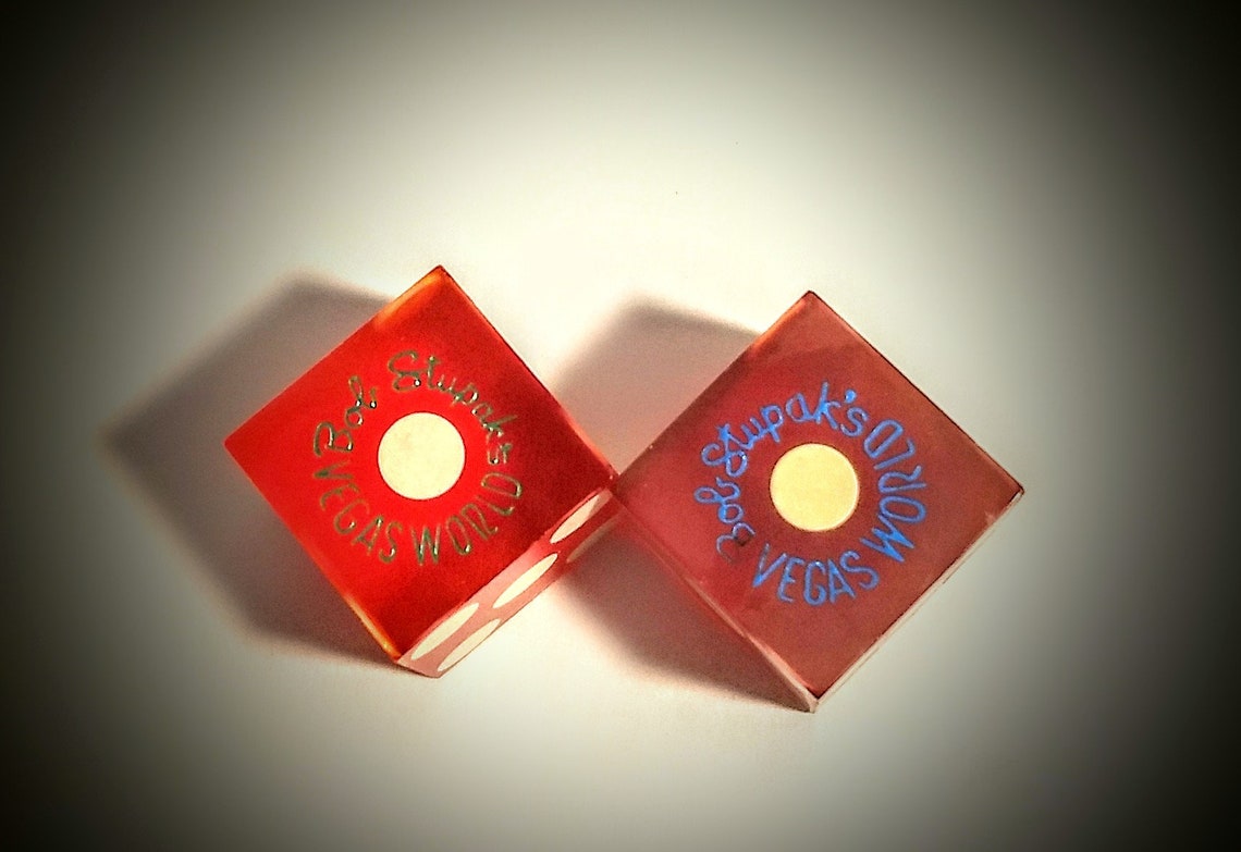 Bob Stupak's Vegas World Dice Rare Vegas Collectible | Etsy