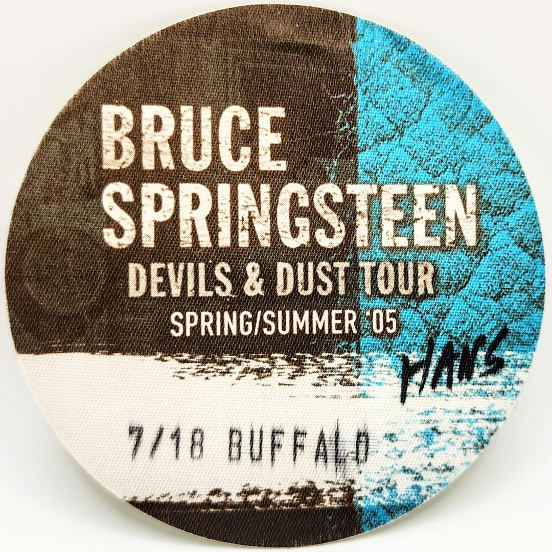 Bruce Springsteen, Satin Backstage Pass RARE! Authentic Vintage '05 ...