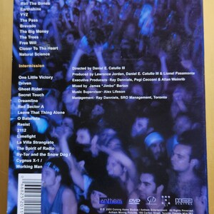 Rush, DVD , Canadian Release, Live, RARE Authentic Vintage 2004 live in ...