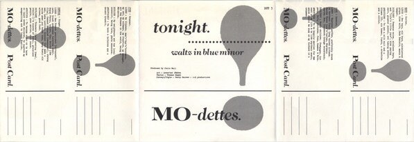 Mo-Dettes 7Vinyl UK Import RARE Tri-Fold Sleeve! Authentic Vintage 1981 ...