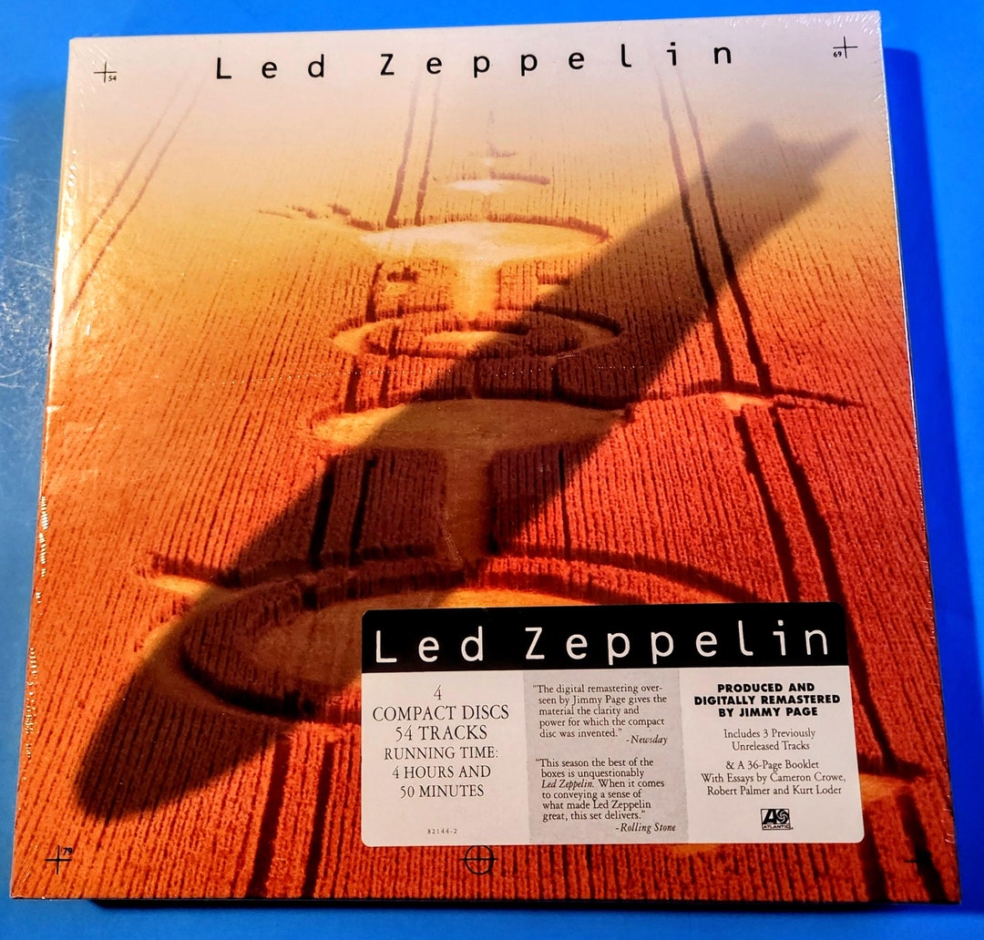 Led Zeppelin, Cd's X 4 Box Set! Authentic Vintage '90! 54 Songs! 3 ...