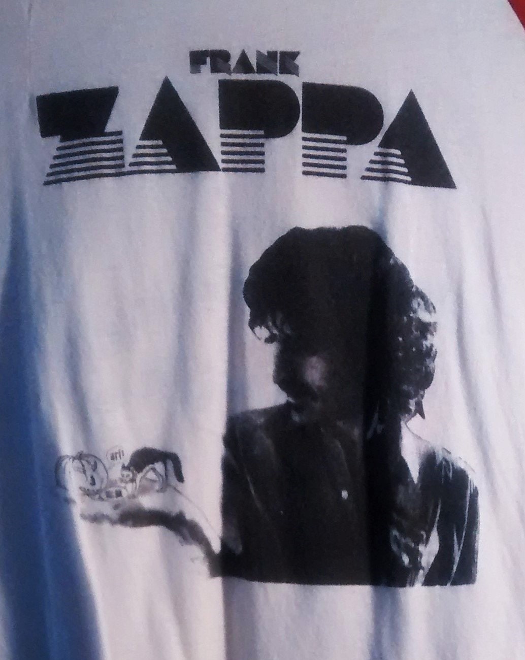 SOLD! Zappa 3/4 Sleeve (Red) Baseball T Shirt! Authentic Vintage 1980 ...