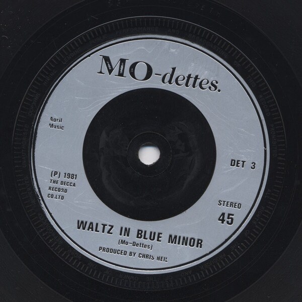 Mo-Dettes 7Vinyl UK Import RARE Tri-Fold Sleeve! Authentic Vintage 1981 ...