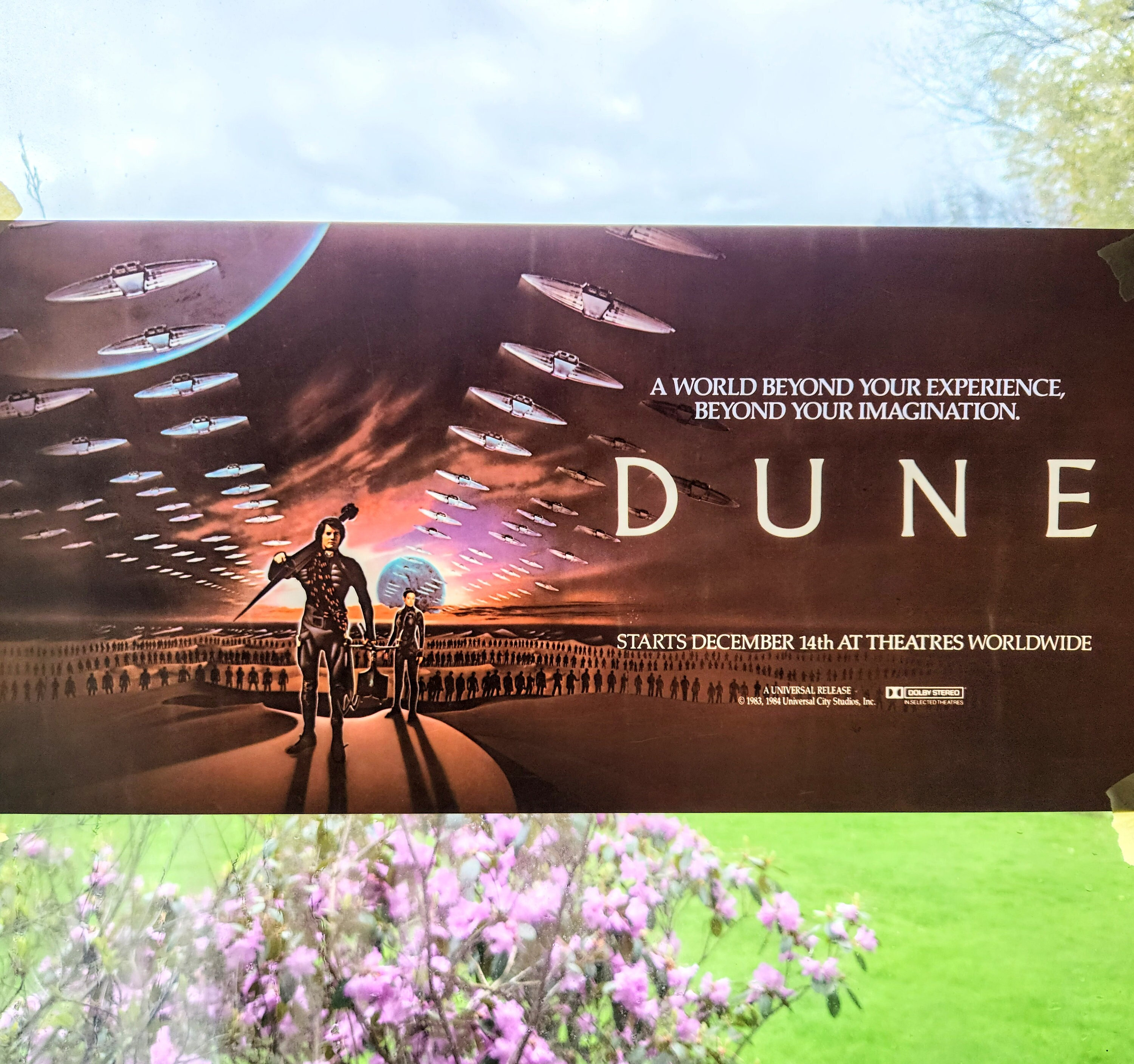 Dune, Poster, Promo, Printed On Translucent Stock*, RARE! Authentic ...