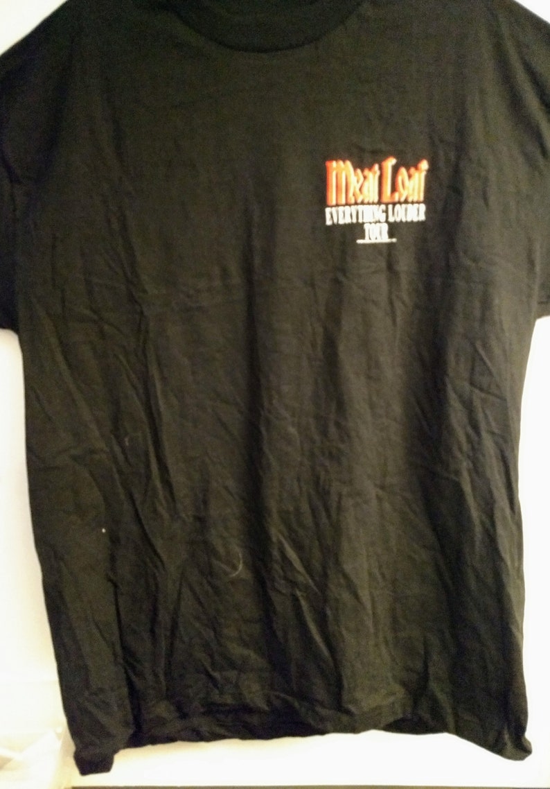 Vintage Meat Loaf T-shirt: 1994 Everything Louder Tour, Never Worn, XL ...