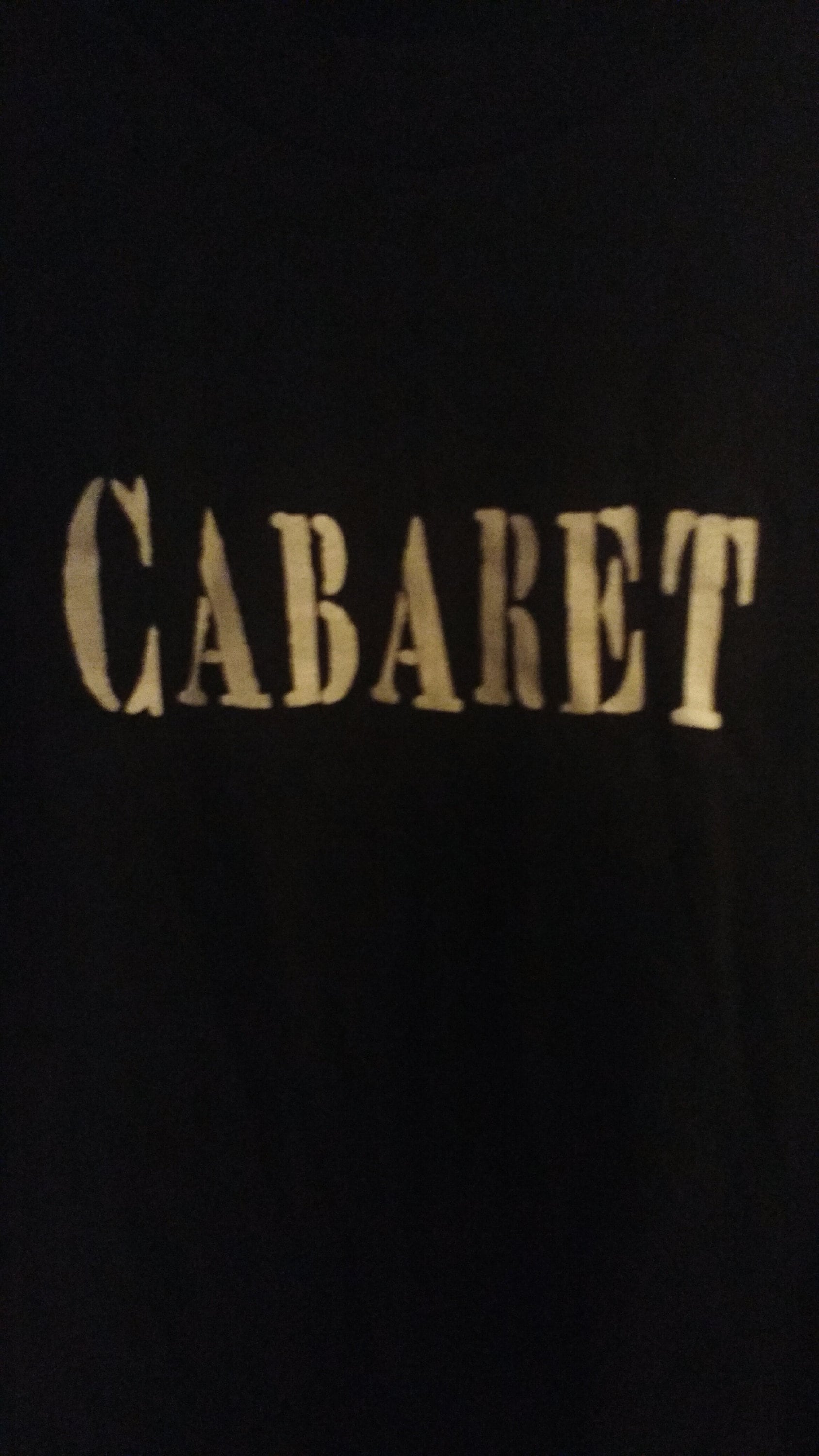 Cabaret Crew T Shirt! Authentic Vintage 1993! Cabaret Alan Cummings ...